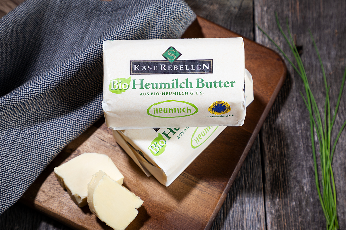Käserebellen: Bio Heumilch Butter